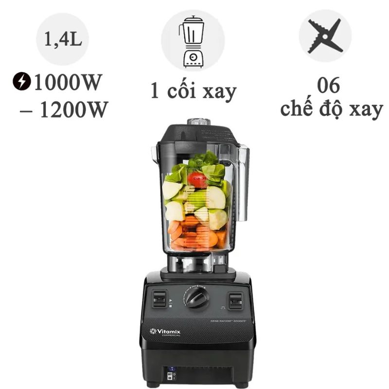 Máy xay Vitamix Drink Machine Advance » Thế Giới Bếp Nhập Khẩu
